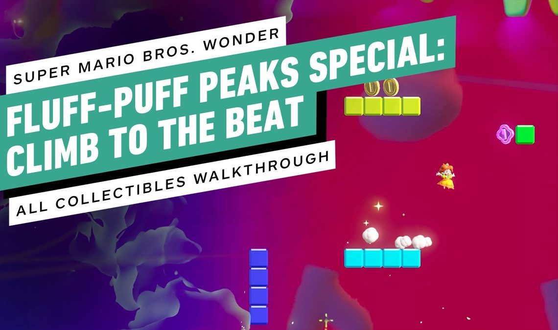 Super Mario Bros. Wonder - Spécial Fluff-Puff Peaks : Grimpez au rythme ...