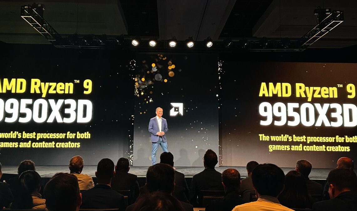 L'AMD Ryzen 9 9950X3D fait ses débuts avec style au CES 2025