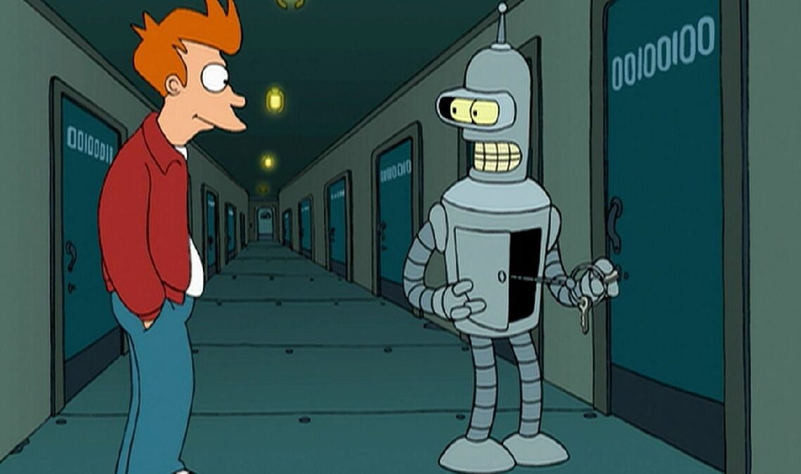 L'appartement de Bender à Futurama cache un message secret